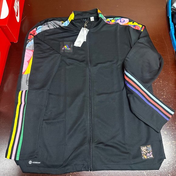 adidas | Jackets & Coats | Adidas Mens Black Tiro Pride Long Sleeve ...
